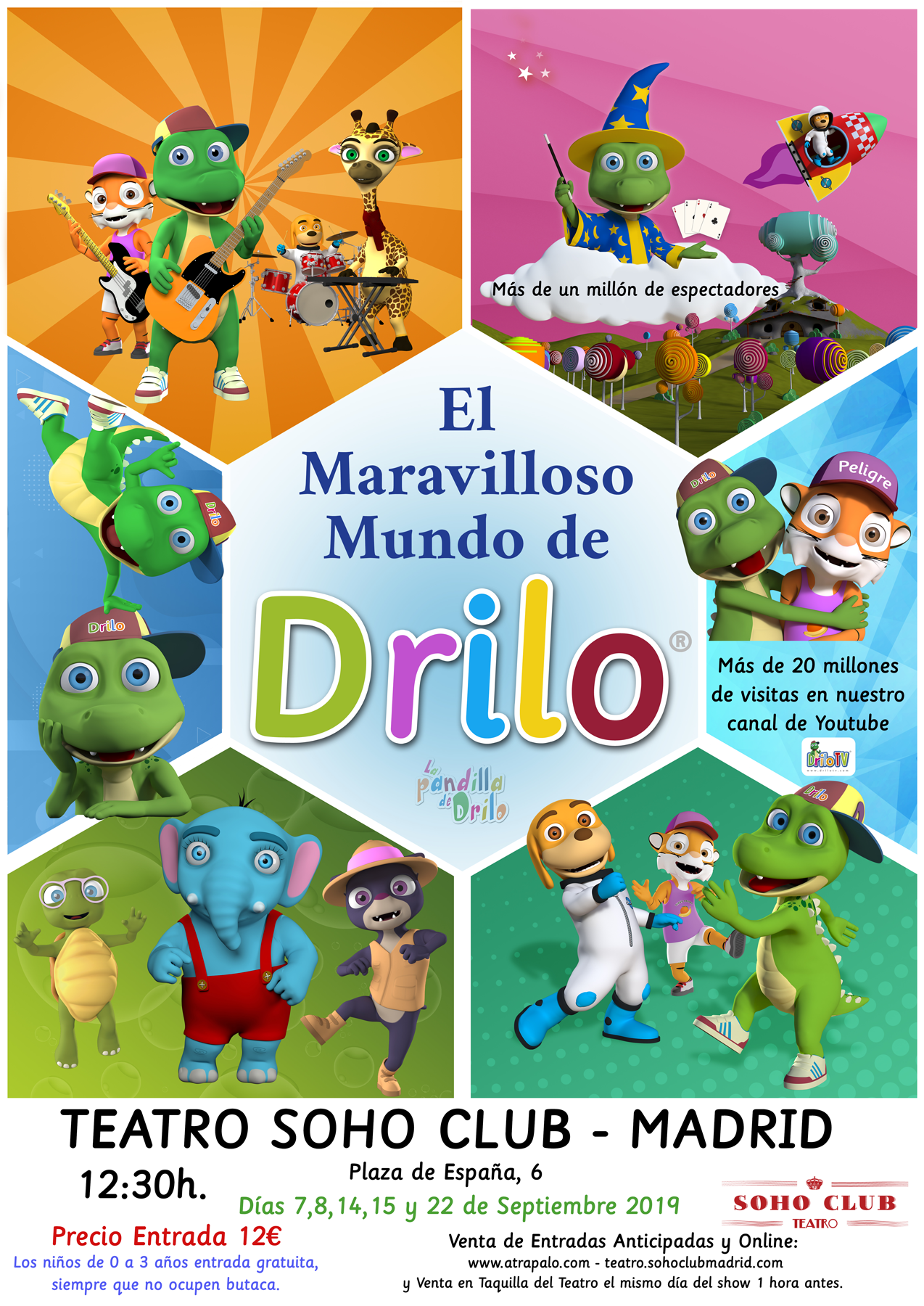 Espectáculo musical - EL MARAVILLOSO MUNDO DE DRILO - Pequeños Planes